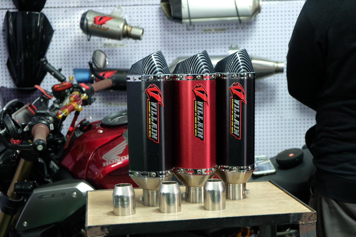 Villain Muffler – Zero One Moto Shop