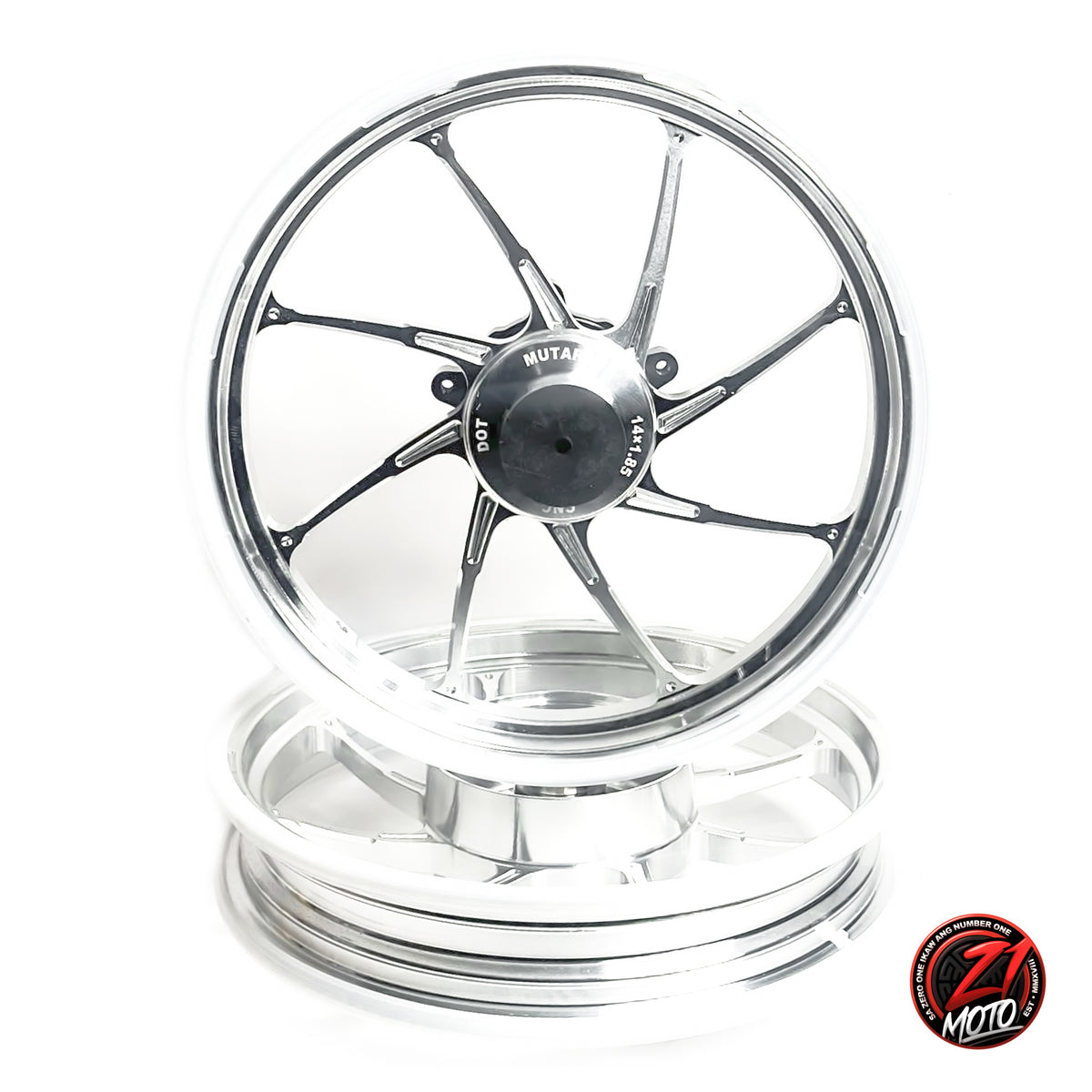 MUTARRU MAGS FOR PCX 160 14'S (SILVER) – Zero One Moto Shop