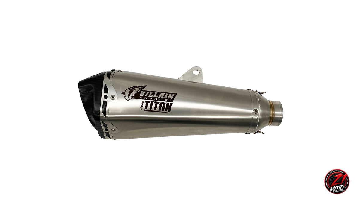 VILLAIN TITAN (SILVER) – Zero One Moto Shop