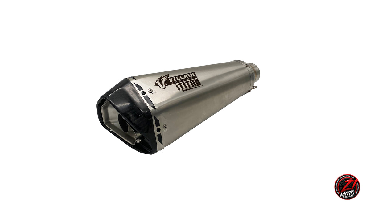 VILLAIN TITAN (SILVER) – Zero One Moto Shop