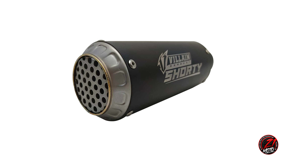 Villain Shorty 290mm Black – Zero One Moto Shop