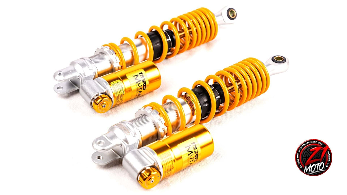MUTARRU INVERTED SHOCK WITH TANK 365MM FOR PCX (YELLOW/GOLD) – Zero One ...