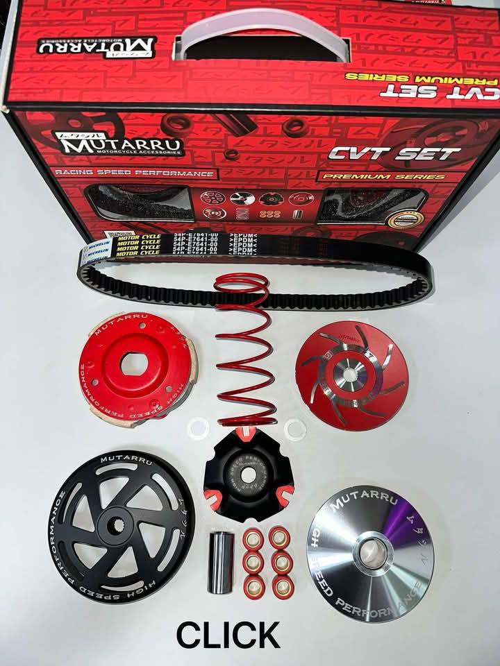 MUTARRU CVT SET + MICHELIN BELT (BUNDLE) FOR CLICK – Zero One Moto Shop