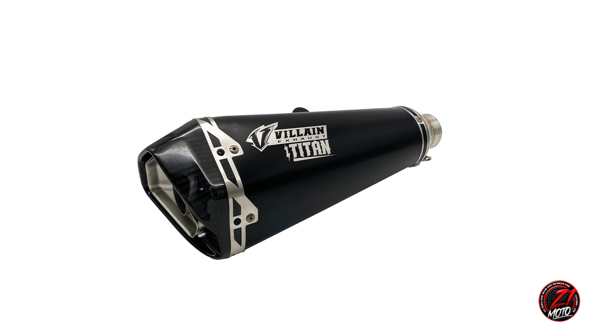 VILLAIN TITAN (BLACK) – Zero One Moto Shop