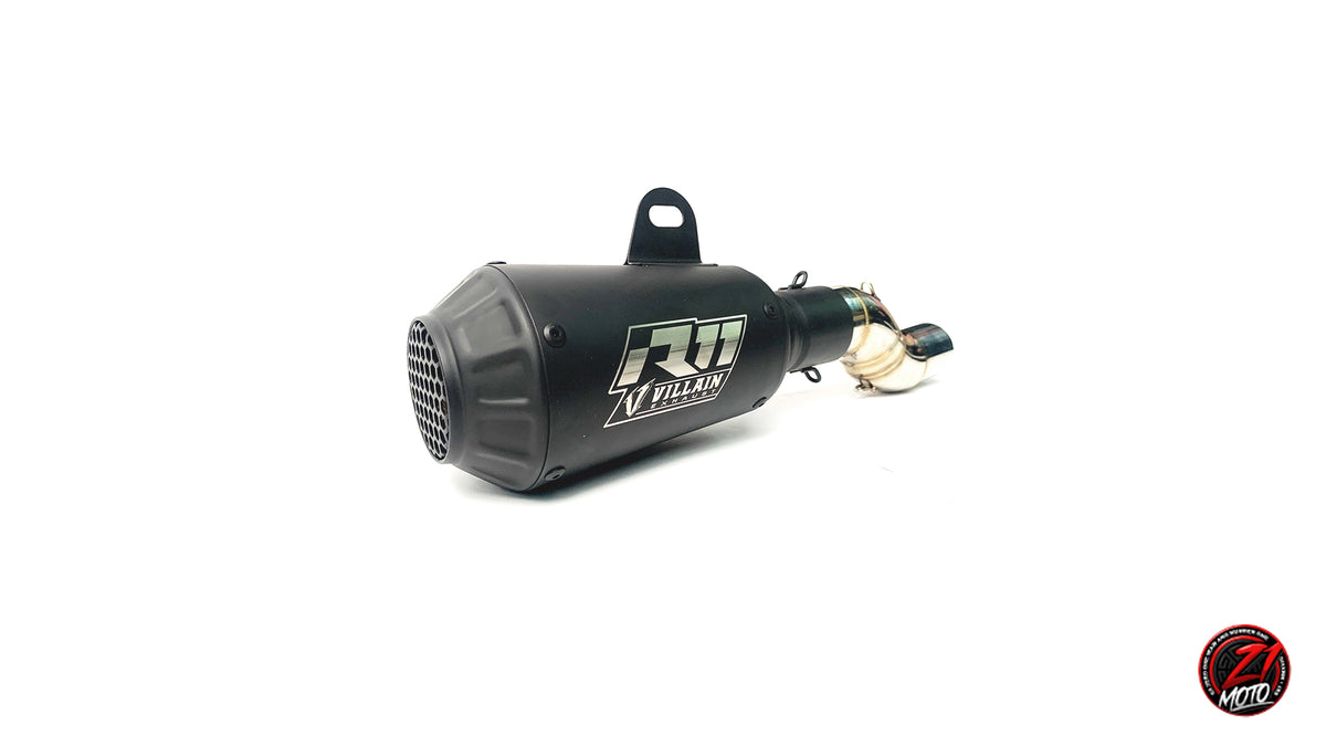 Villain R11 Black Benelli 502X Via Mid Pipe – Zero One Moto Shop