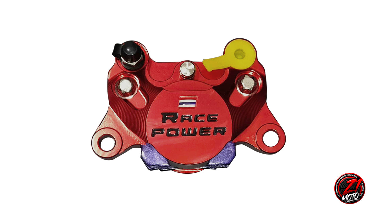 Race Power Caliper CNC 2Pot (Red) – Zero One Moto Shop