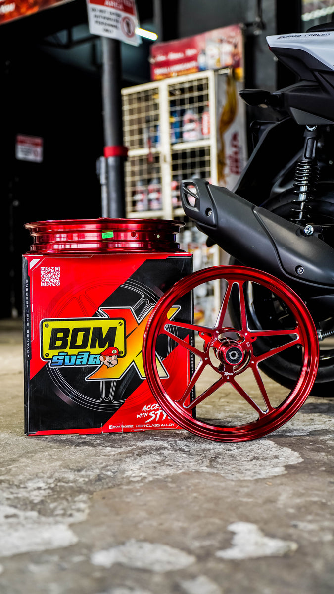 BOM RANGSIT BOM X MAGS FOR AEROX V2 (RED) – Zero One Moto Shop
