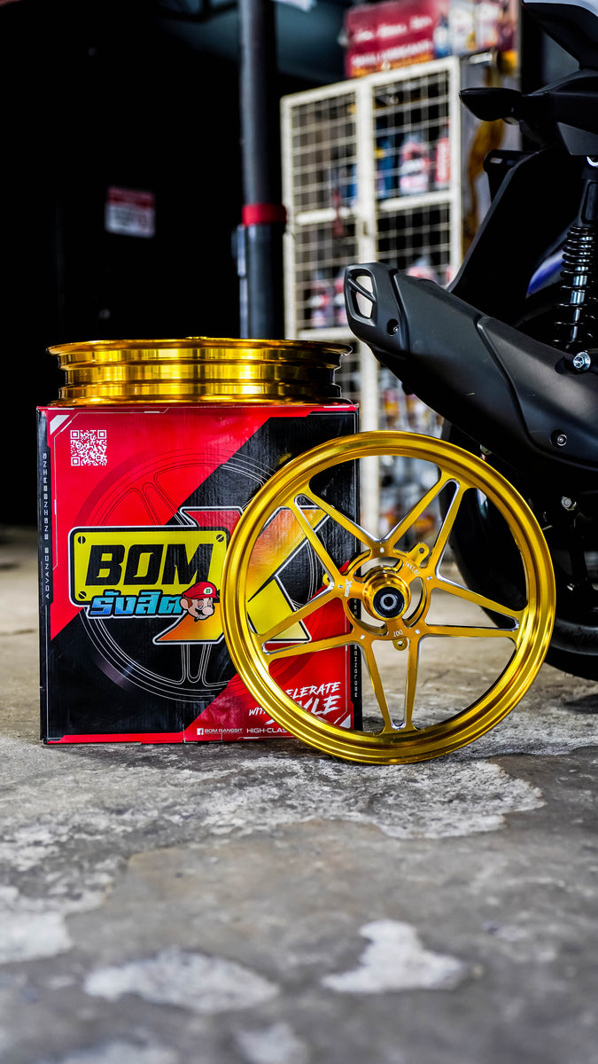 BOM RANGSIT BOM X MAGS FOR NMAX V2 (GOLD) – Zero One Moto Shop