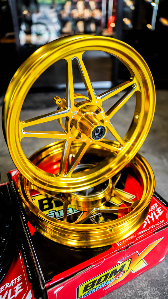 BOM RANGSIT BOM X MAGS FOR AEROX V2 GOLD Zero One Moto Shop BOM RANGSIT BOM X MAGS FOR AEROX V2 GOLD Zero One Moto Shop