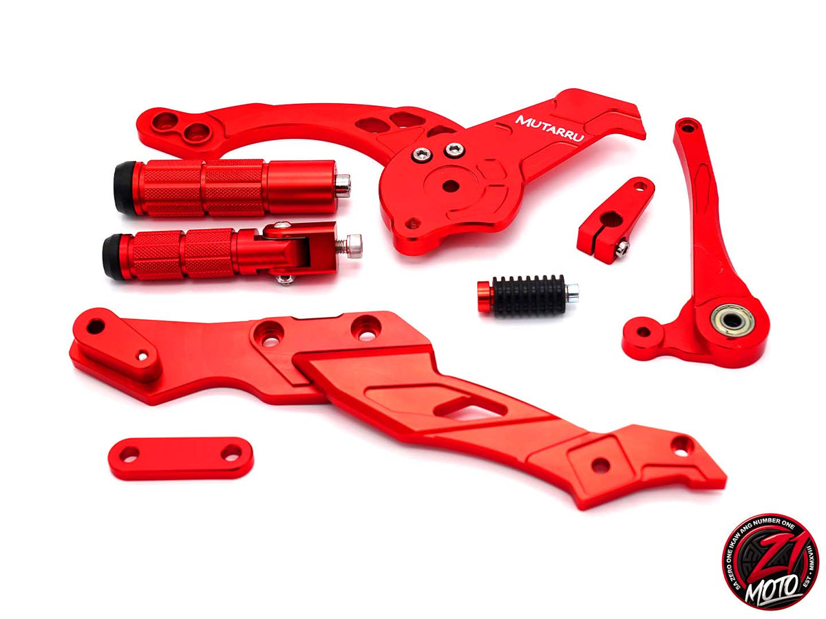 MUTARRU FULL SHIFTER V6 RAIDER 150 (RED) – Zero One Moto Shop