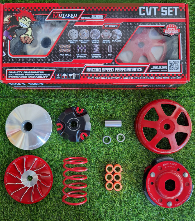 MUTARRU CVT SET W/O TORQUE DRIVE FOR MIO I / FINO – Zero One Moto Shop