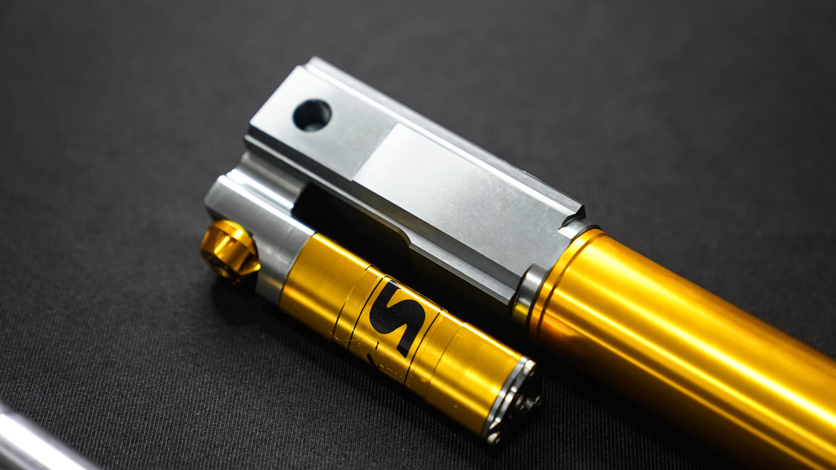 E - TRC S-TECH FRONT SHOCK RAIDER FI / CARB GOLD – Zero One Moto Shop