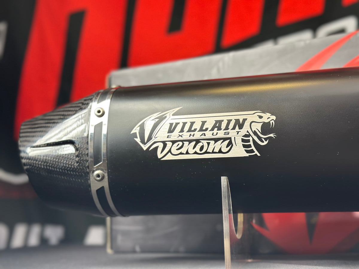 VILLAIN VENOM BLACK – Zero One Moto Shop