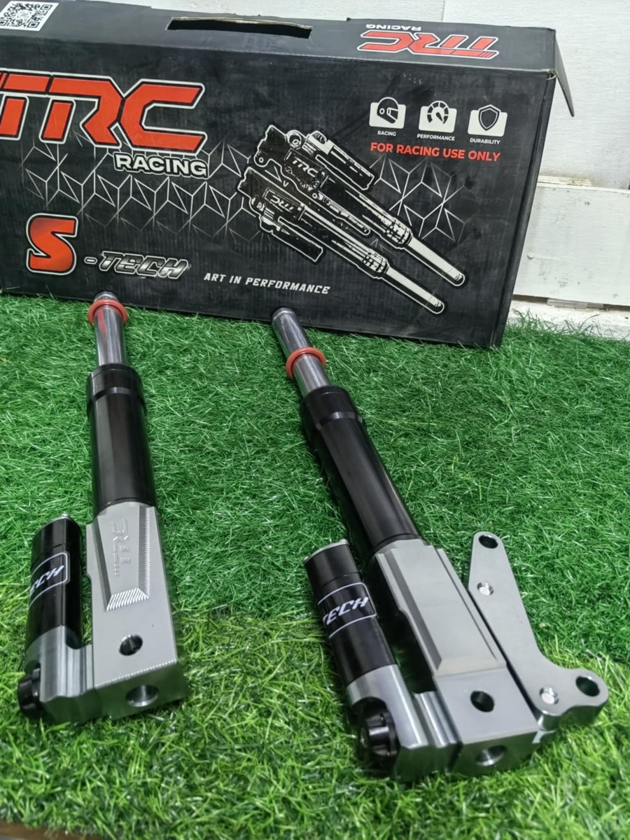 E - TRC S-TECH FRONT SHOCK MIO / FINO / SOULTY (BLACK) – Zero One Moto Shop