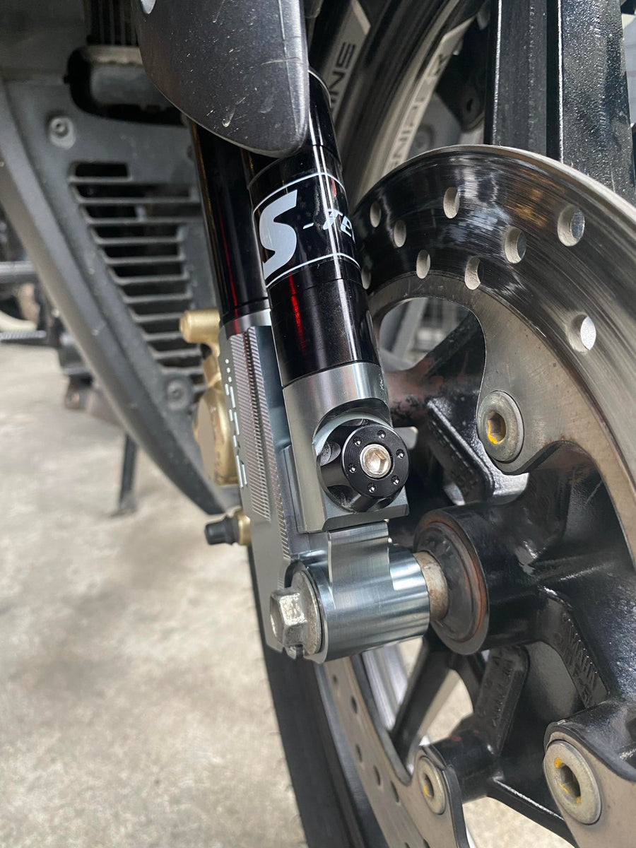 E - TRC S-TECH CNC FRONT SHOCK SNIPER 155 (BLACK) – Zero One Moto Shop