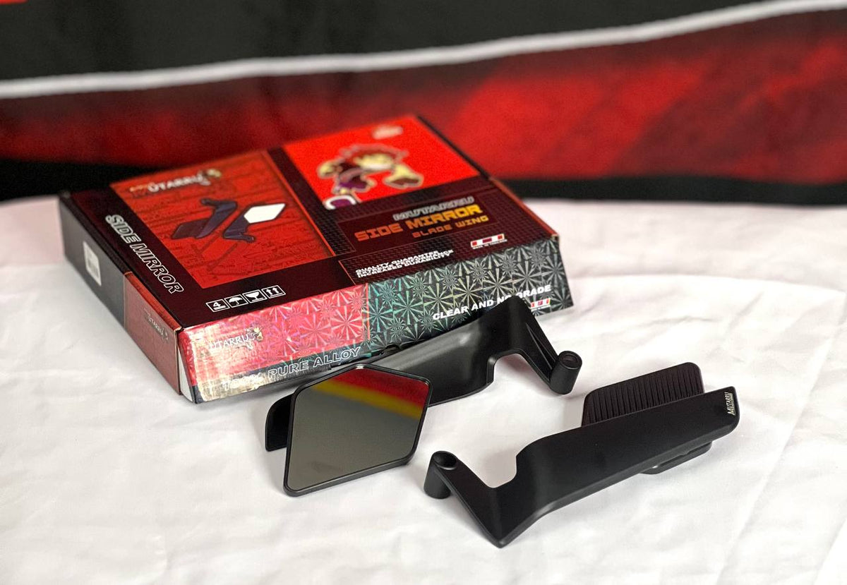 MUTARRU SIDE MIRROR - BLADE WING – Zero One Moto Shop