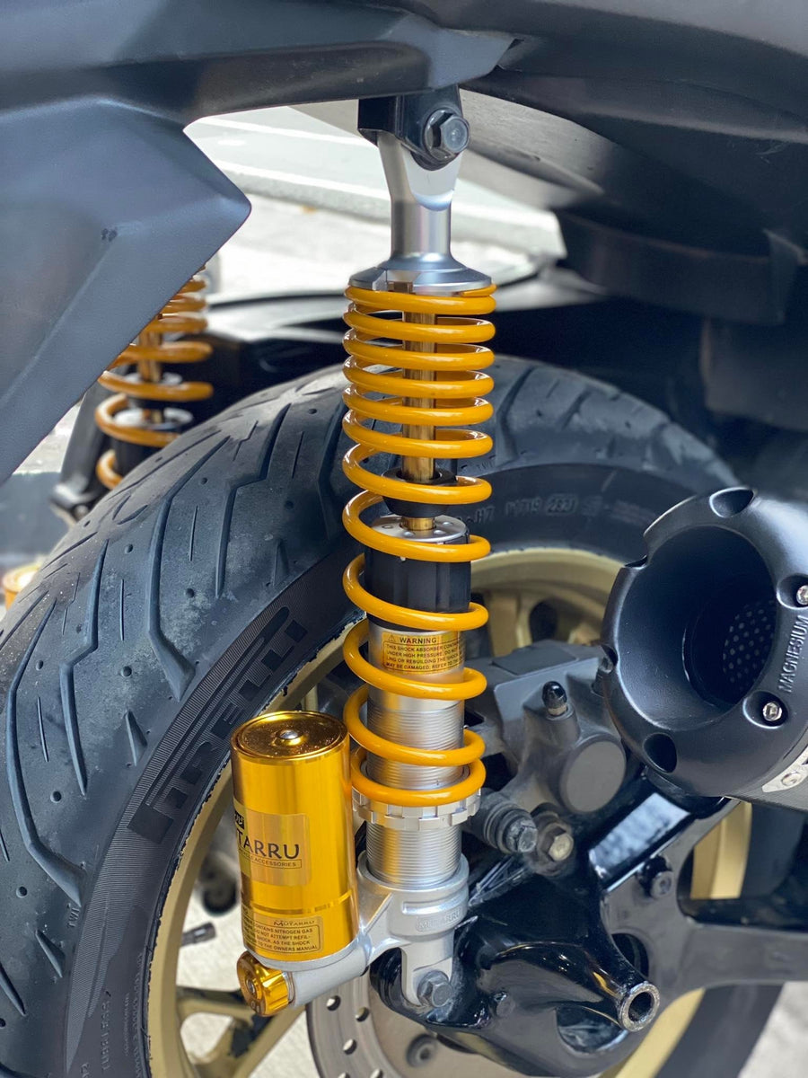 Mutarru Shock 365mm PCX BLACK – Zero One Moto Shop