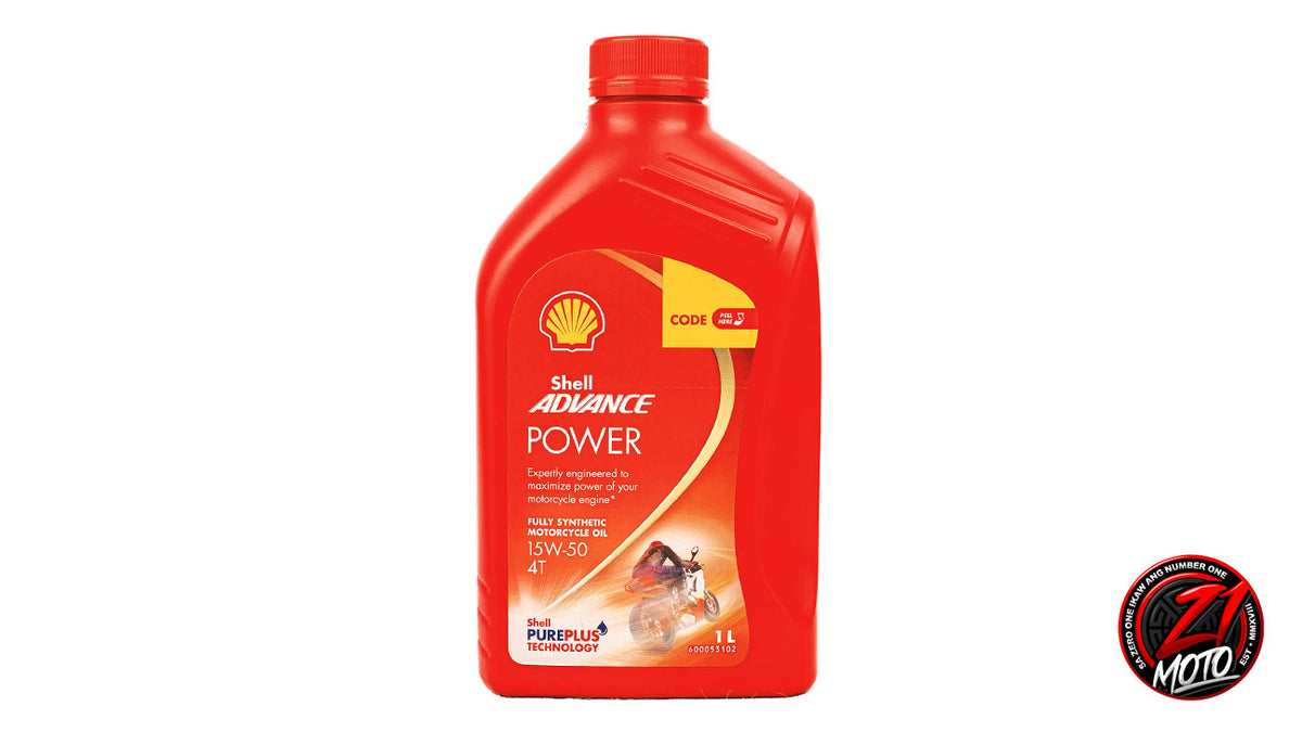SHELL ADVANCE OIL POWER 15W-50 – Zero One Moto Shop