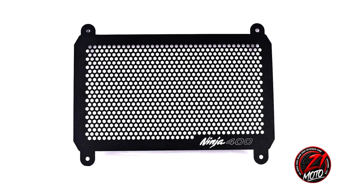Ninja 400 Radiator Guard w/ Ninja logo – Zero One Moto Shop